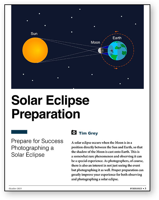 Free Article: Solar Eclipse Preparation – Ask Tim Grey